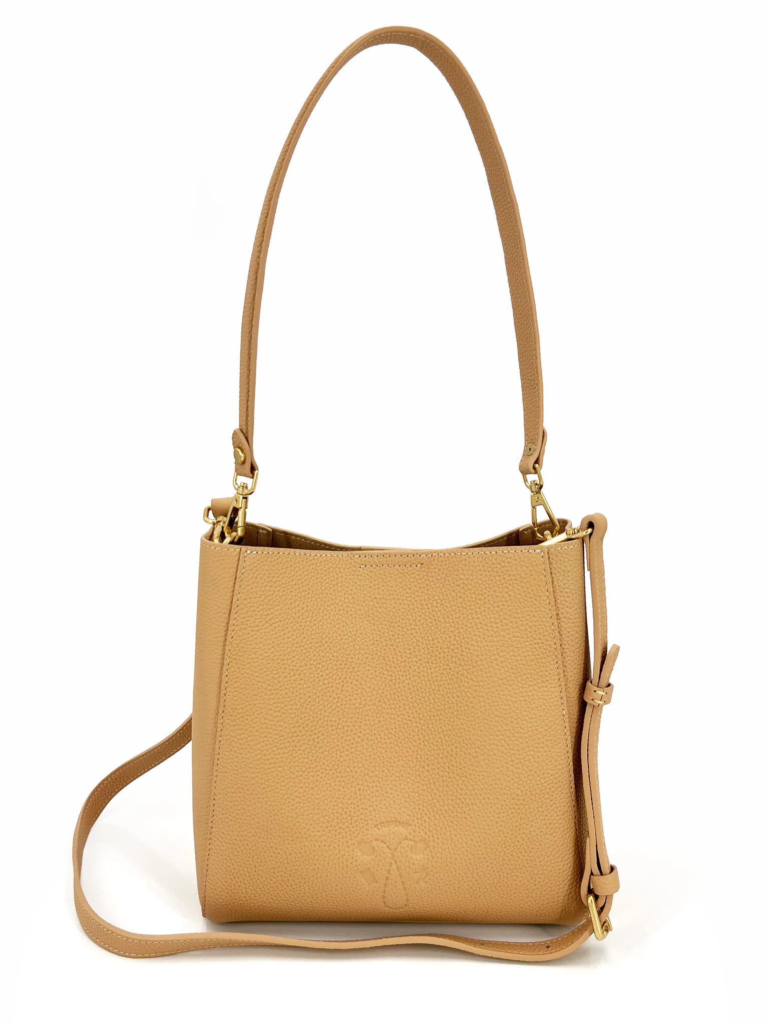 Small Square Leather Tote Bag | Yellow – Cargo Collective