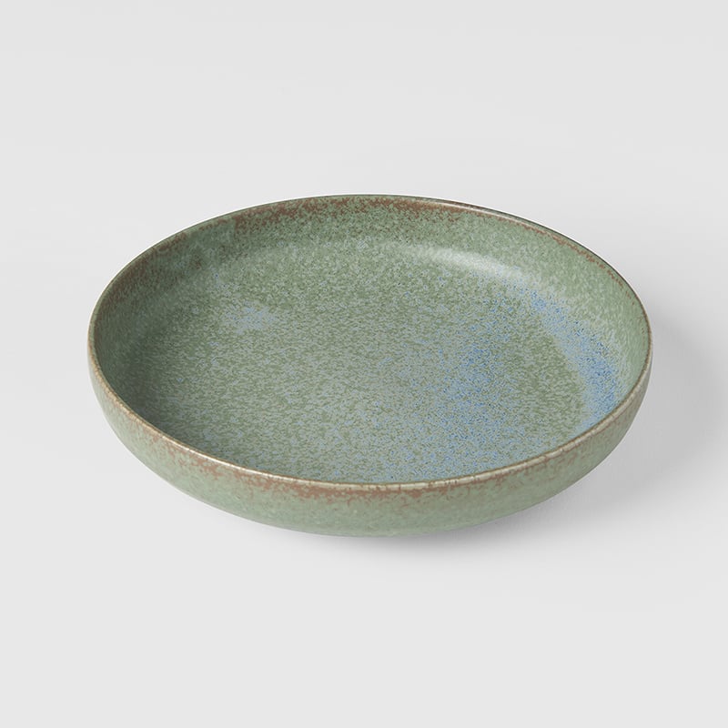 High Rim Plate 20cm | Green Fade – Cargo Collective