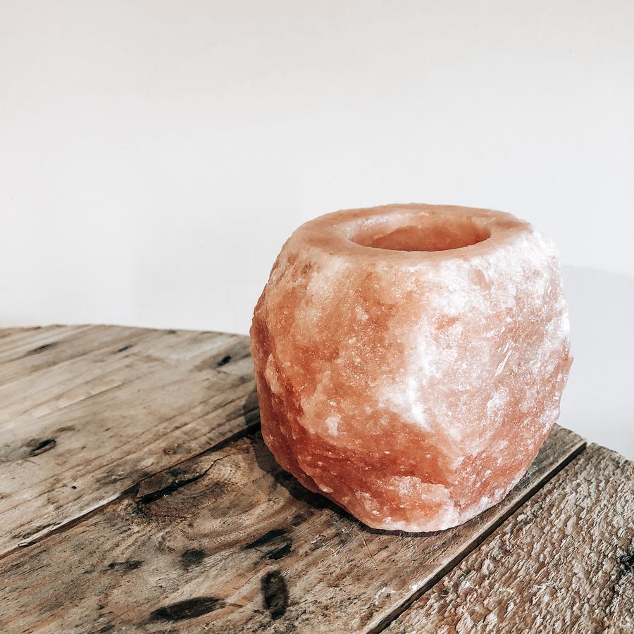 Himalayan Salt Tealight Holder – Cargo Collective