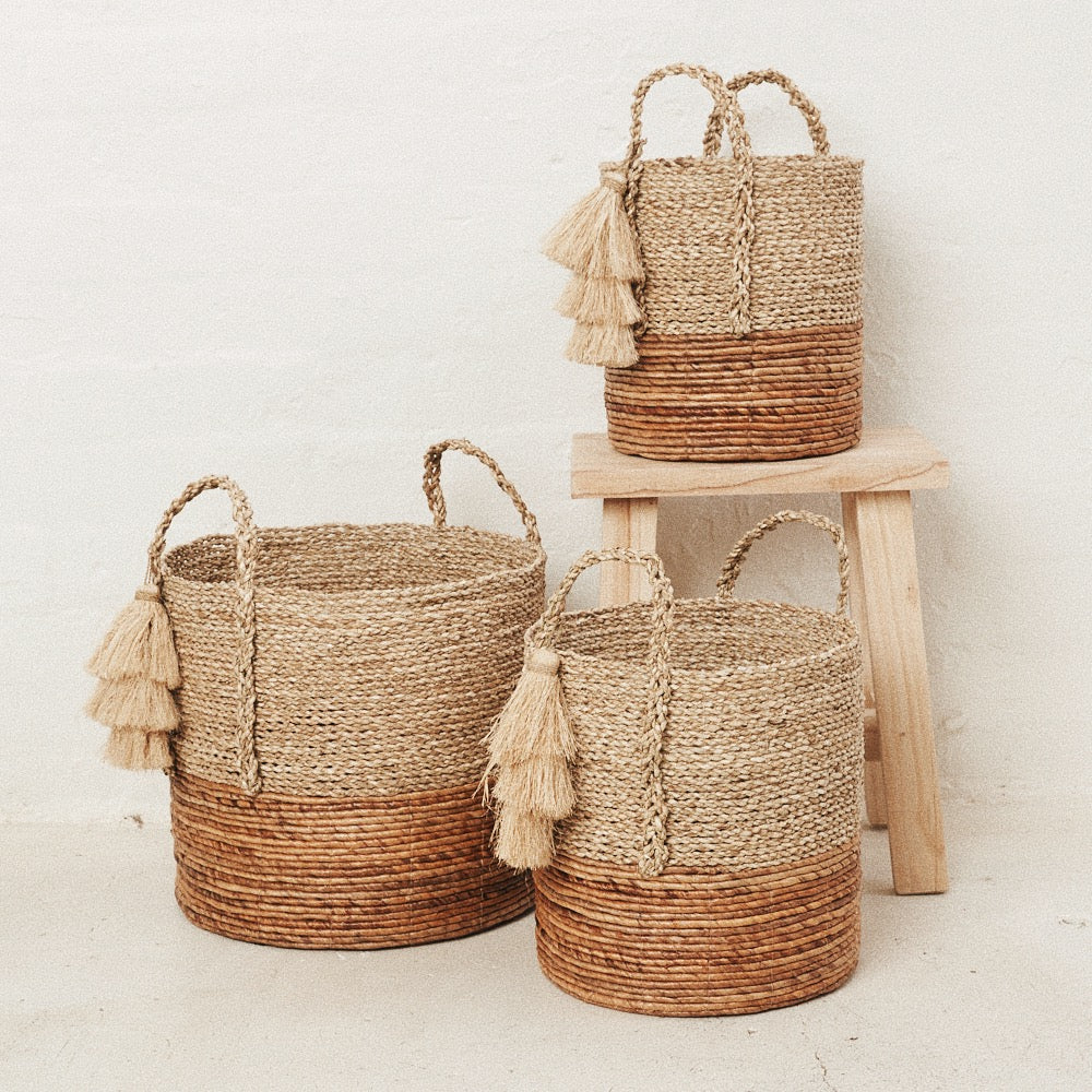 Anoki Tassel Basket – Cargo Collective